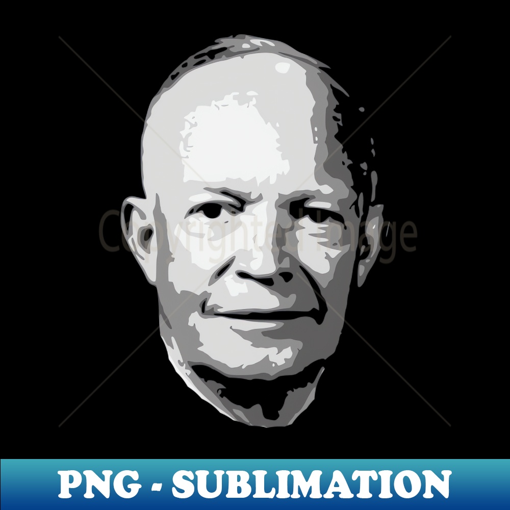 Dwight D Eisenhower Black and White - PNG Transparent Sublim - Inspire ...
