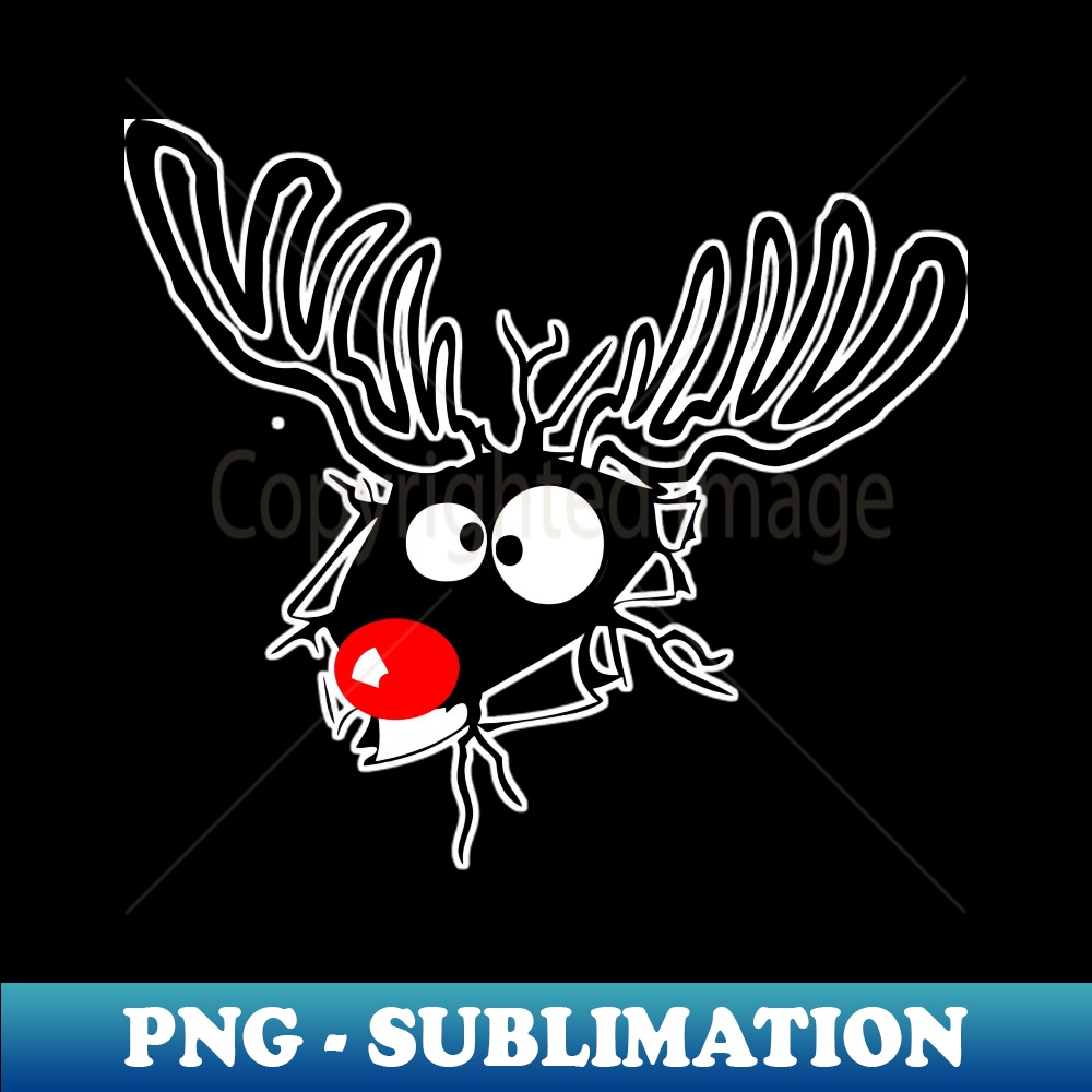 Rudolph - PNG Transparent Sublimation Design - Perfect for P | Inspire ...
