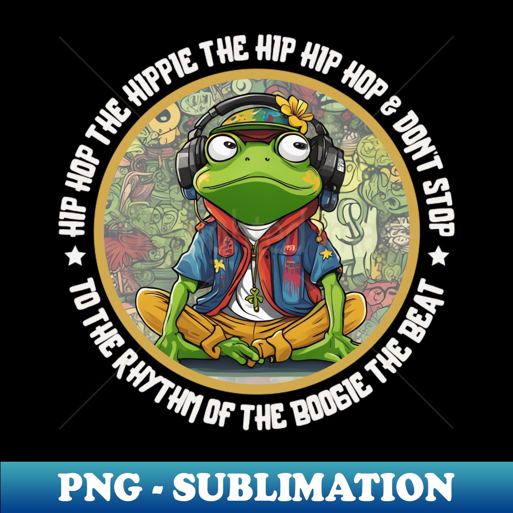 Hip Hop the Hippie the hip hop frog - Digital Sublimation Do - Inspire ...