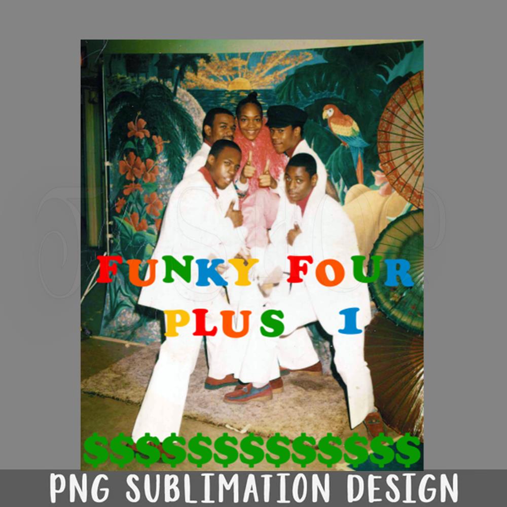 Funky Four lus One Music PNG Download | Inspire Uplift