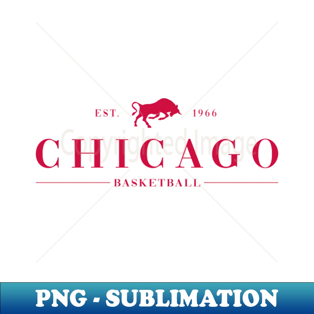 Chicago Basketball - Minimal Design - Trendy Sublimation Dig - Inspire ...