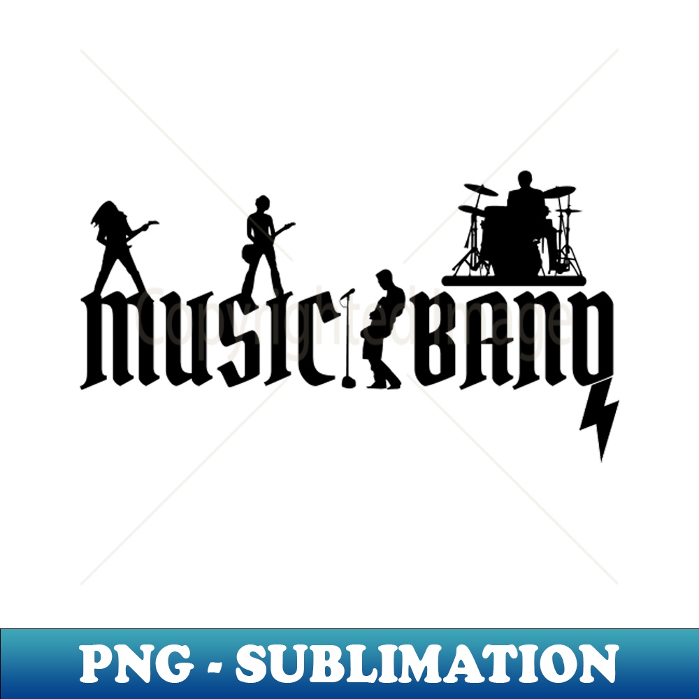 Music Band - Elegant Sublimation PNG Download - Transform Yo | Inspire ...