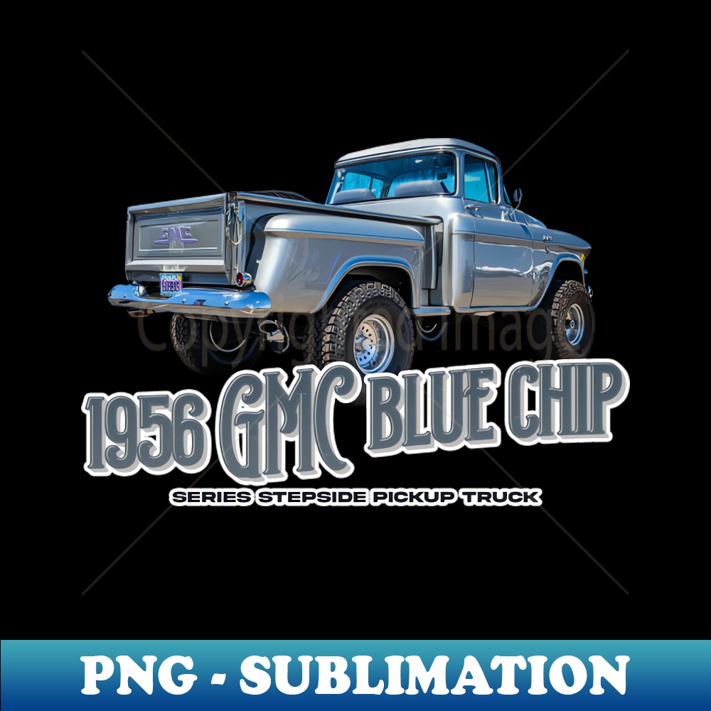 1956 GMC Blue Chip Series Stepside Pickup Truck - Artistic S - Inspire ...