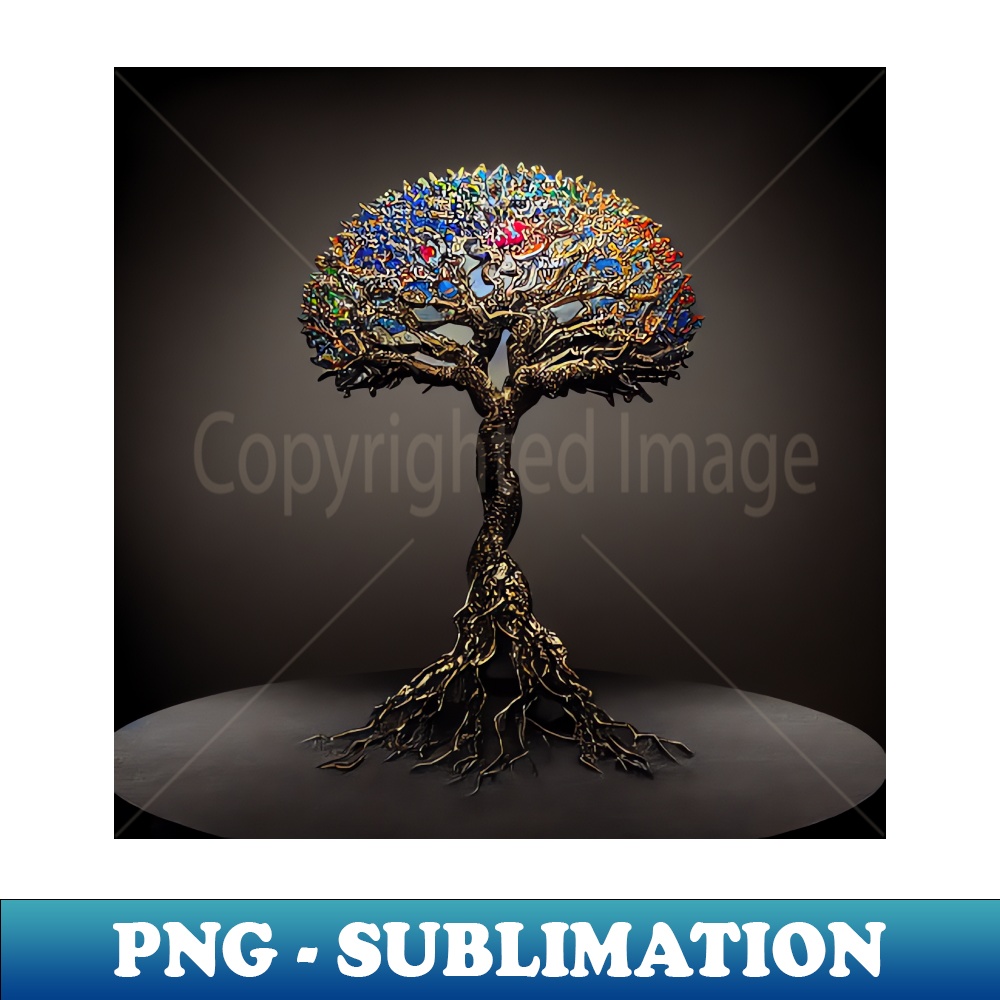 Yggdrasil World Tree of Life - PNG Transparent Digital Downl - Inspire ...