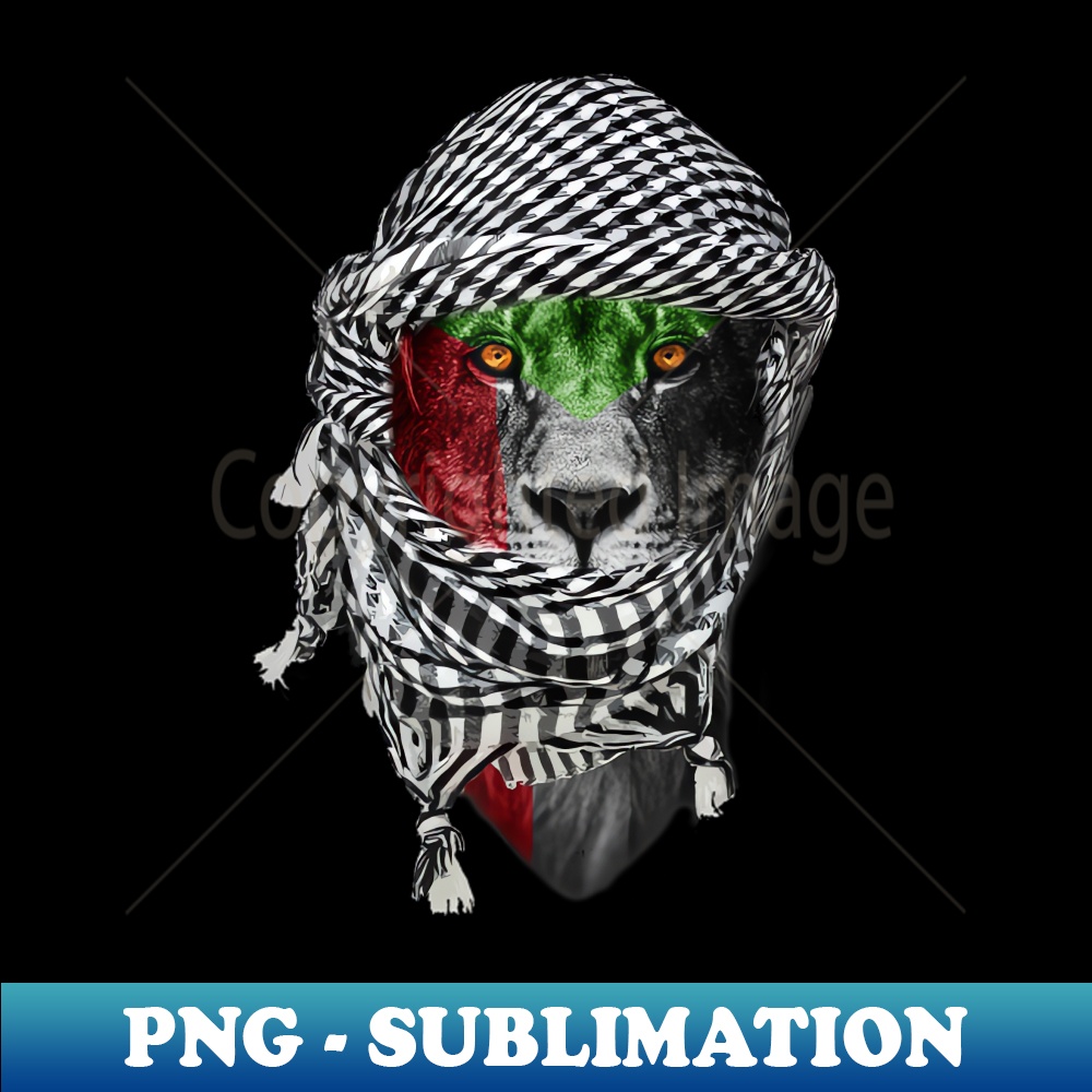 Free palestine Palestinian lion - Exclusive PNG Sublimation | Inspire ...