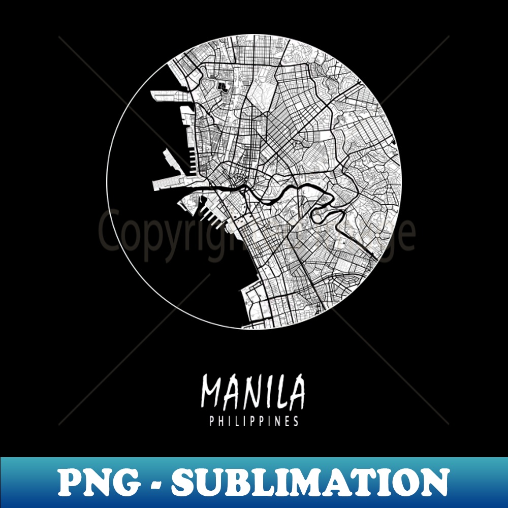 Manila Philippines City Map - Full Moon - PNG Transparent Su - Inspire ...