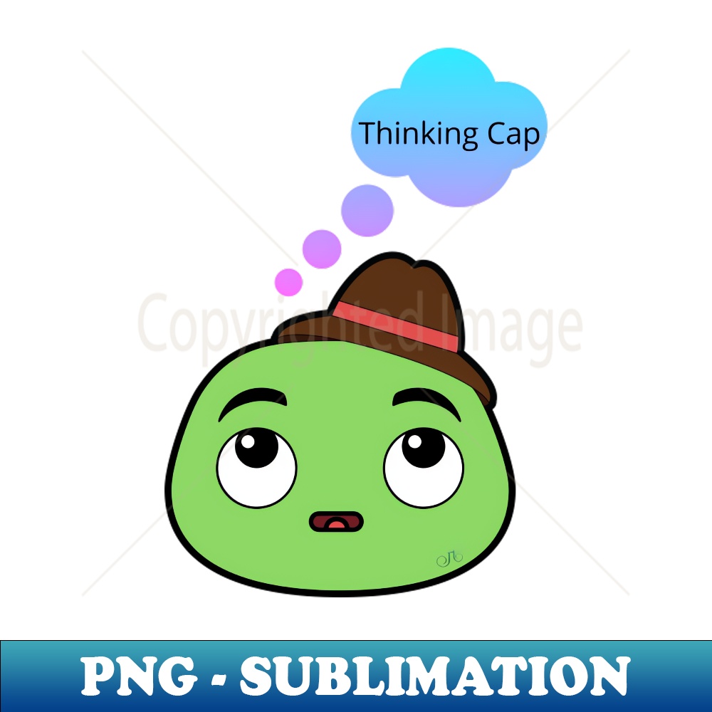 Thinking Cap - PNG Transparent Digital Download File for Sub | Inspire ...