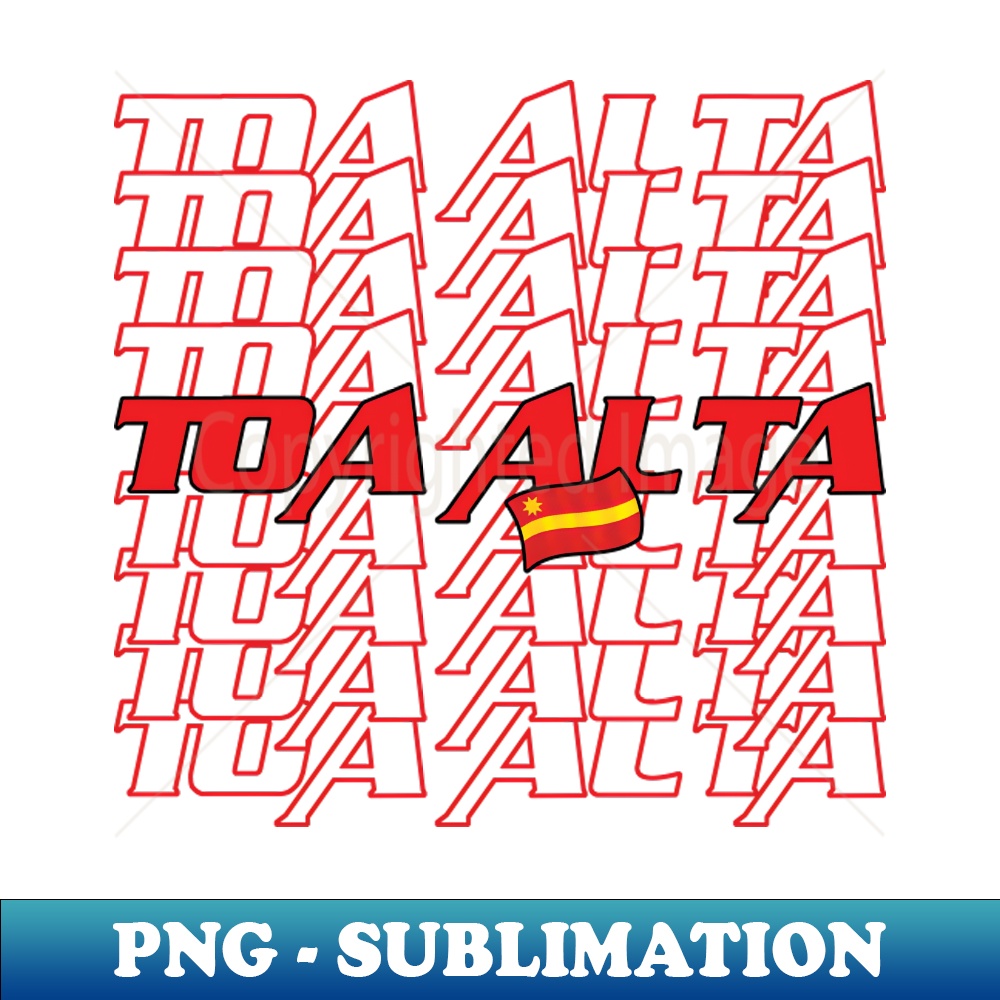Toa Alta Cascade text - Exclusive Sublimation Digital File - | Inspire ...