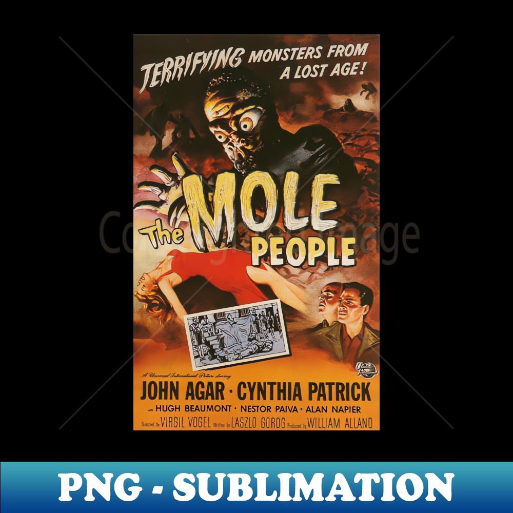 Classic Science Fiction Movie Poster - The Mole People - Dig | Inspire ...