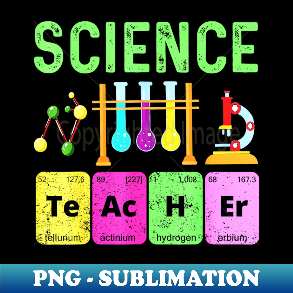 Science Teache - Stylish Sublimation Digital Download - Capt - Inspire ...