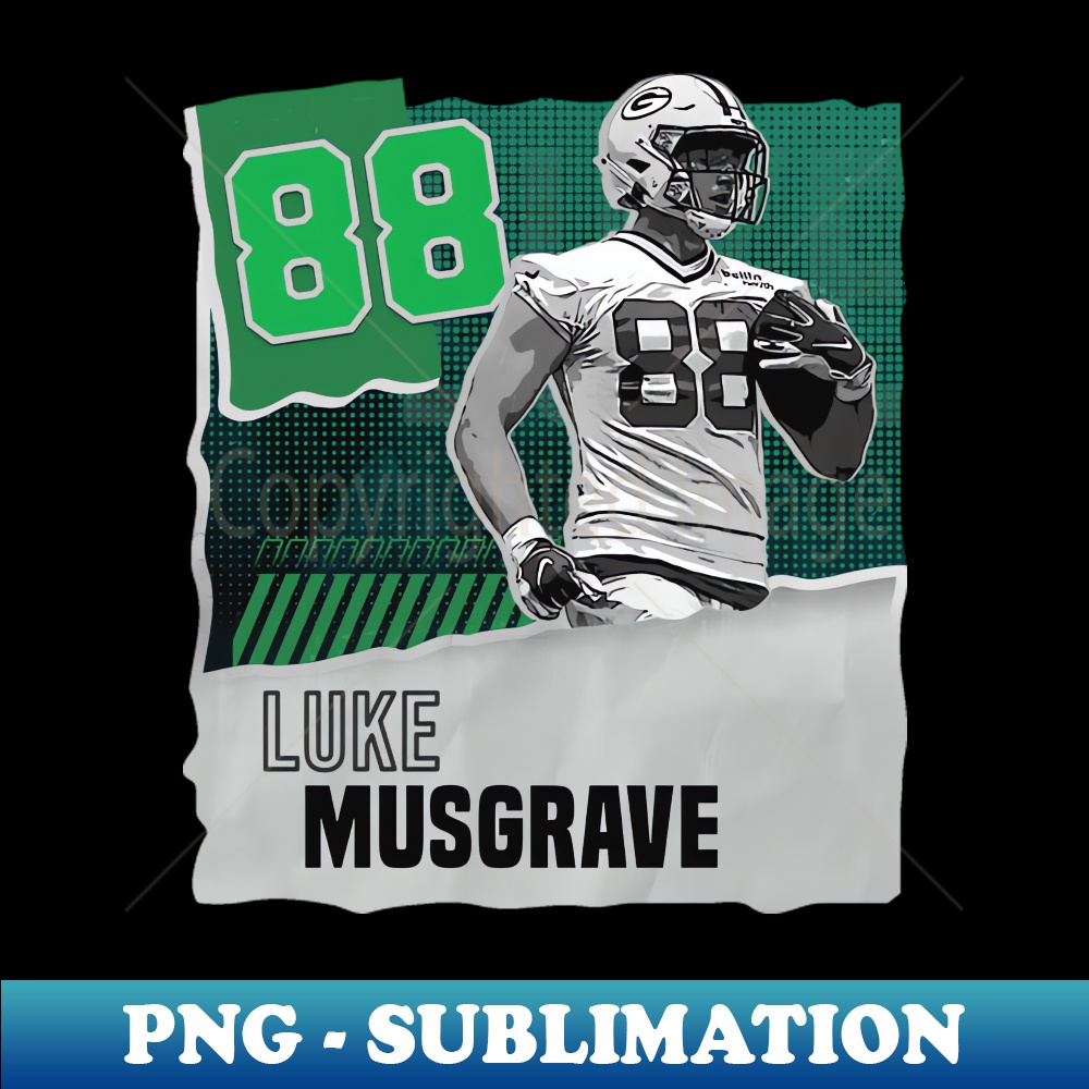 Luke Musgrave Football Poster Style - Sublimation-Ready PNG | Inspire ...