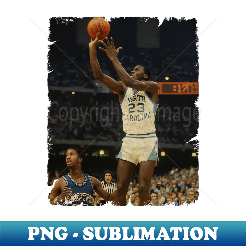 Michael Jordan Putting Up a Lay Up Against Patrick Ewing - P - Inspire ...