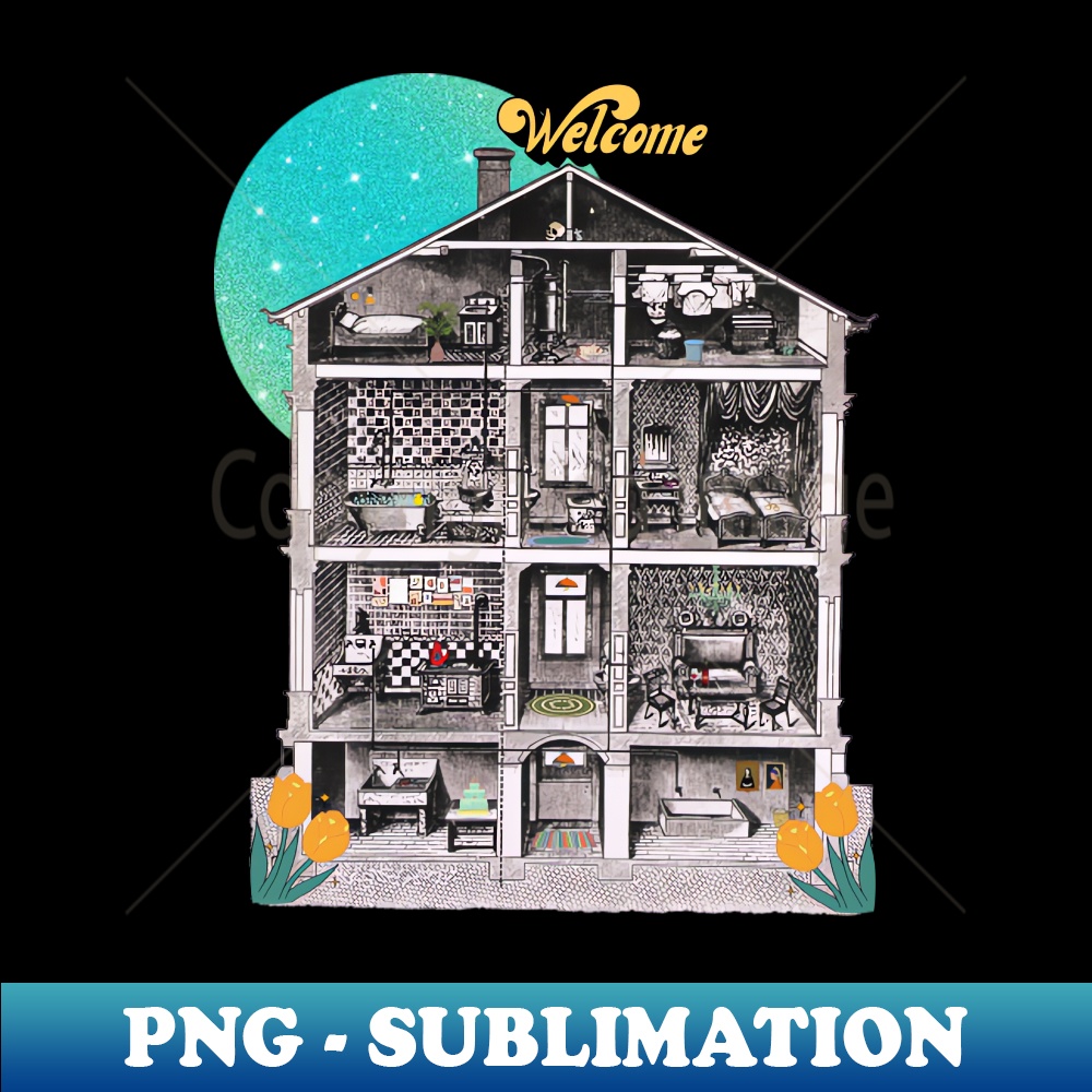 Welcome home - Modern Sublimation PNG File - Capture Imagina | Inspire ...