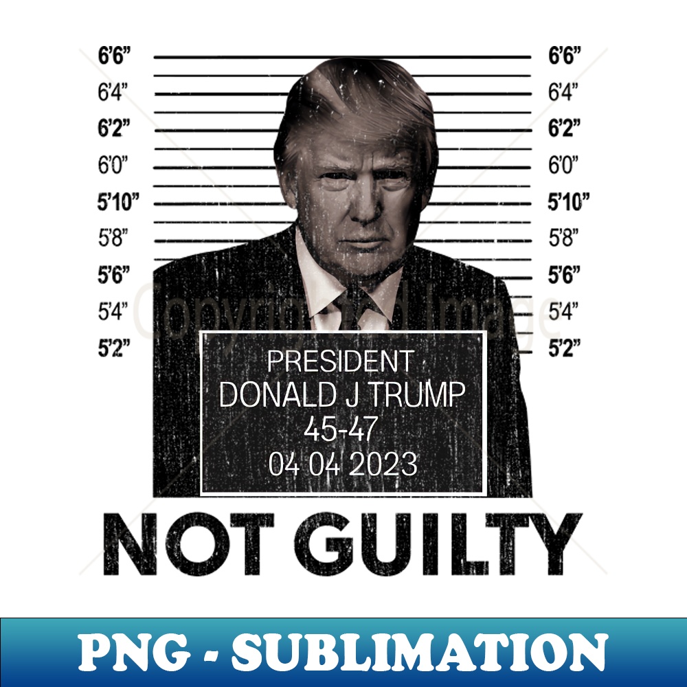 Mugshot Not Guilty Vintage - PNG Transparent Sublimation Fil | Inspire ...