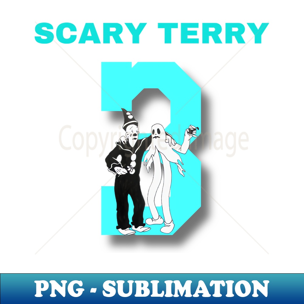 Scary Terry - PNG Transparent Sublimation Design - Bold & Ey - Inspire ...