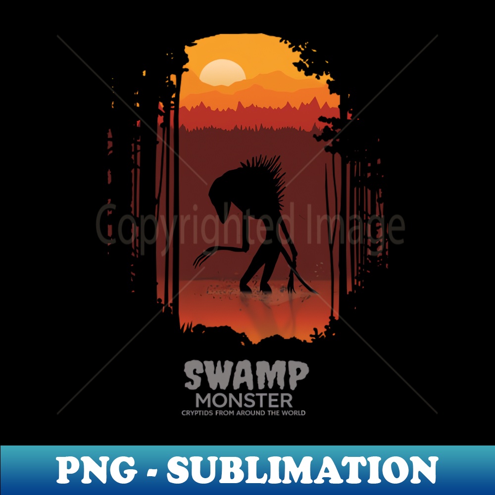 Swamp Monster Local Hunter - Aesthetic Sublimation Digital F | Inspire ...