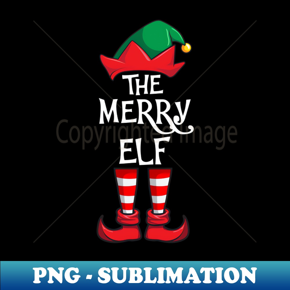 Merry Elf Matching Family Christmas Married - Sublimation-Re - Inspire ...