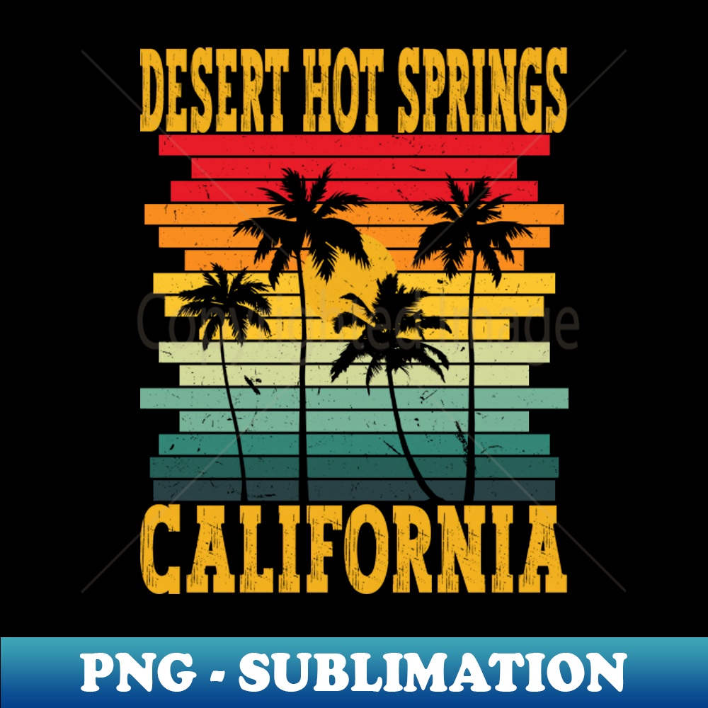 Retro Desert Hot Springs California USA Tropical Summer Palm | Inspire ...