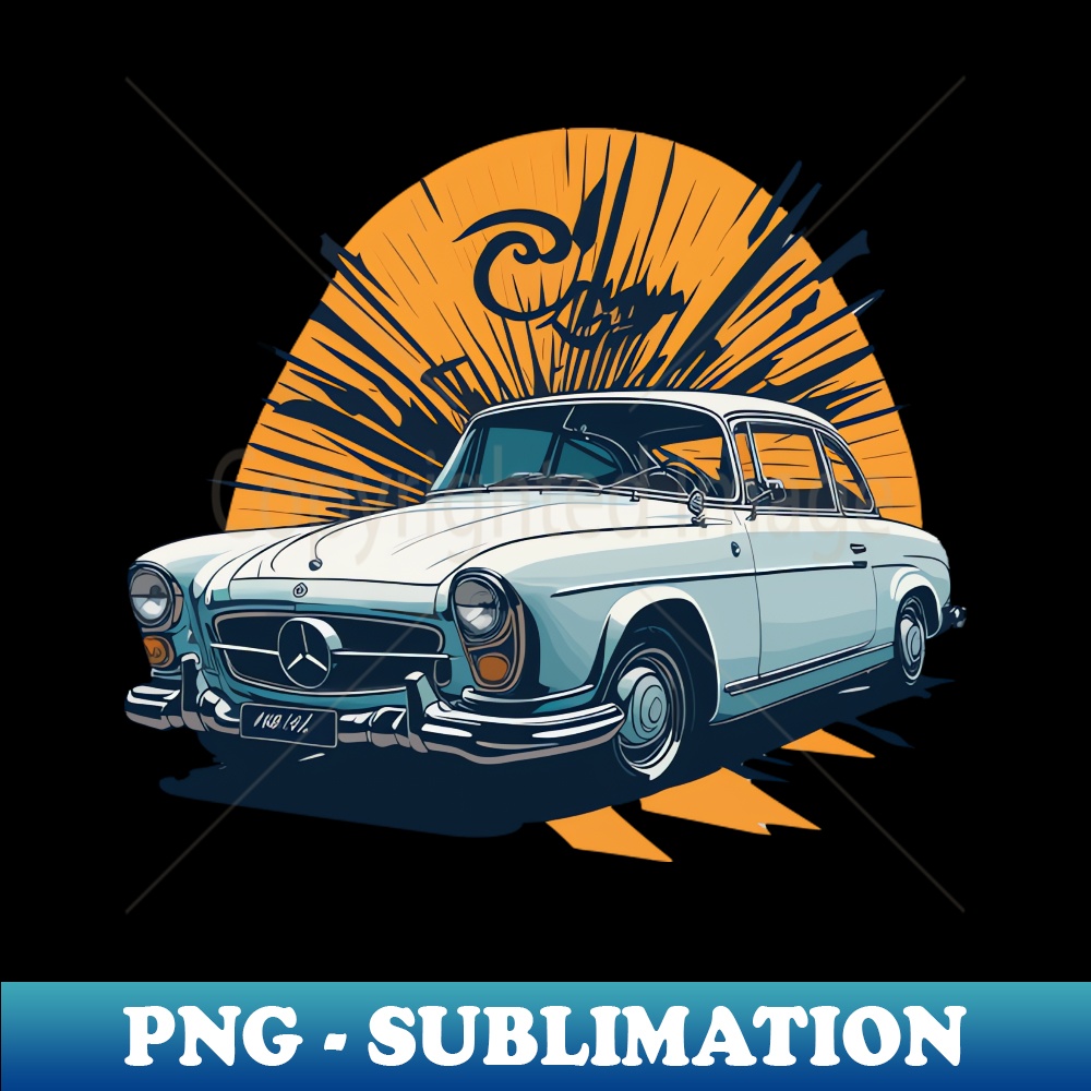 1955 Mercedes Benz - Sublimation-Ready PNG File - Unlock Vib | Inspire ...