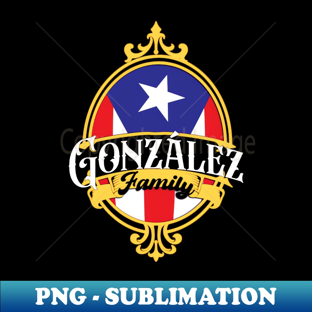 Gonzalez Family - Puerto Rico Flag - PNG Transparent Sublima | Inspire ...