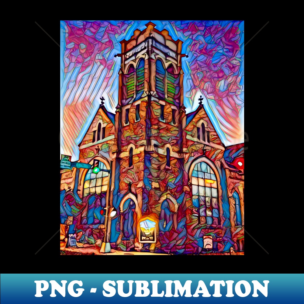 Psychedelic Church - Aesthetic Sublimation Digital File - Bo - Inspire ...