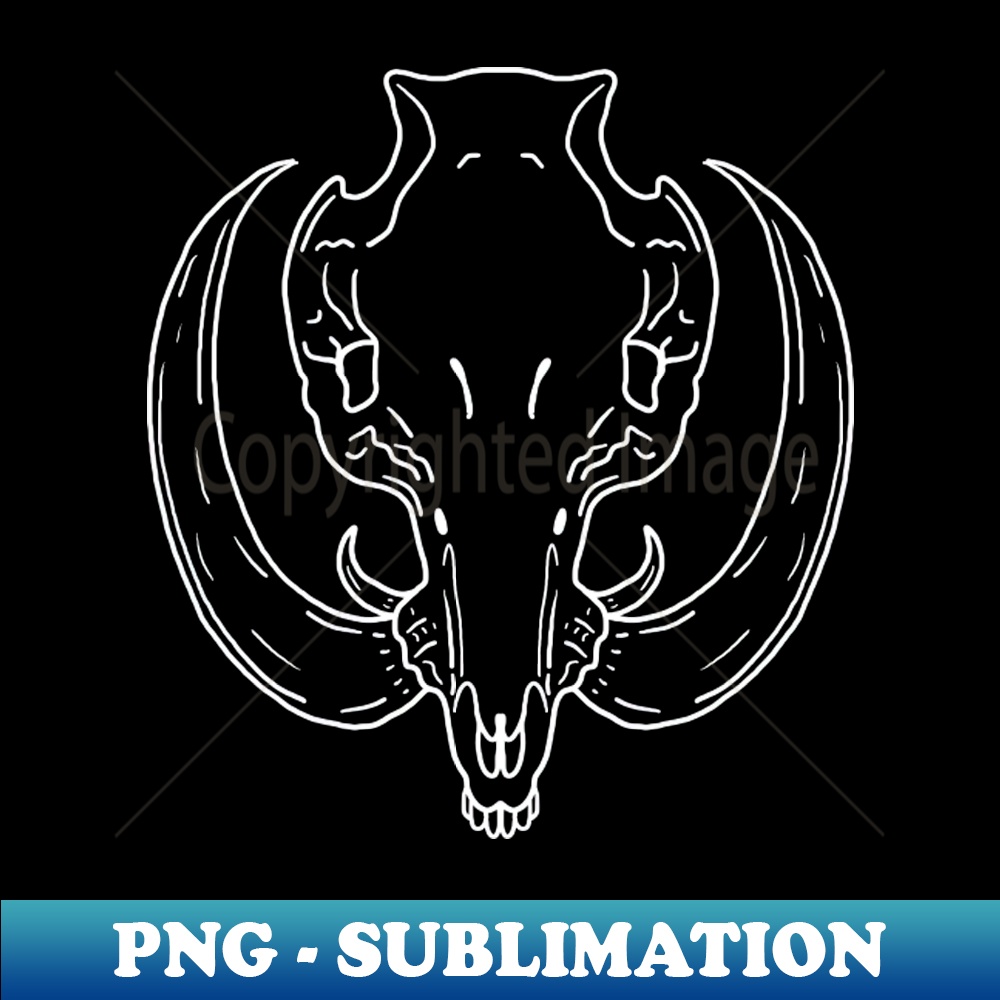 Hog Skull Outline - Vintage Sublimation PNG Download - Add a | Inspire ...
