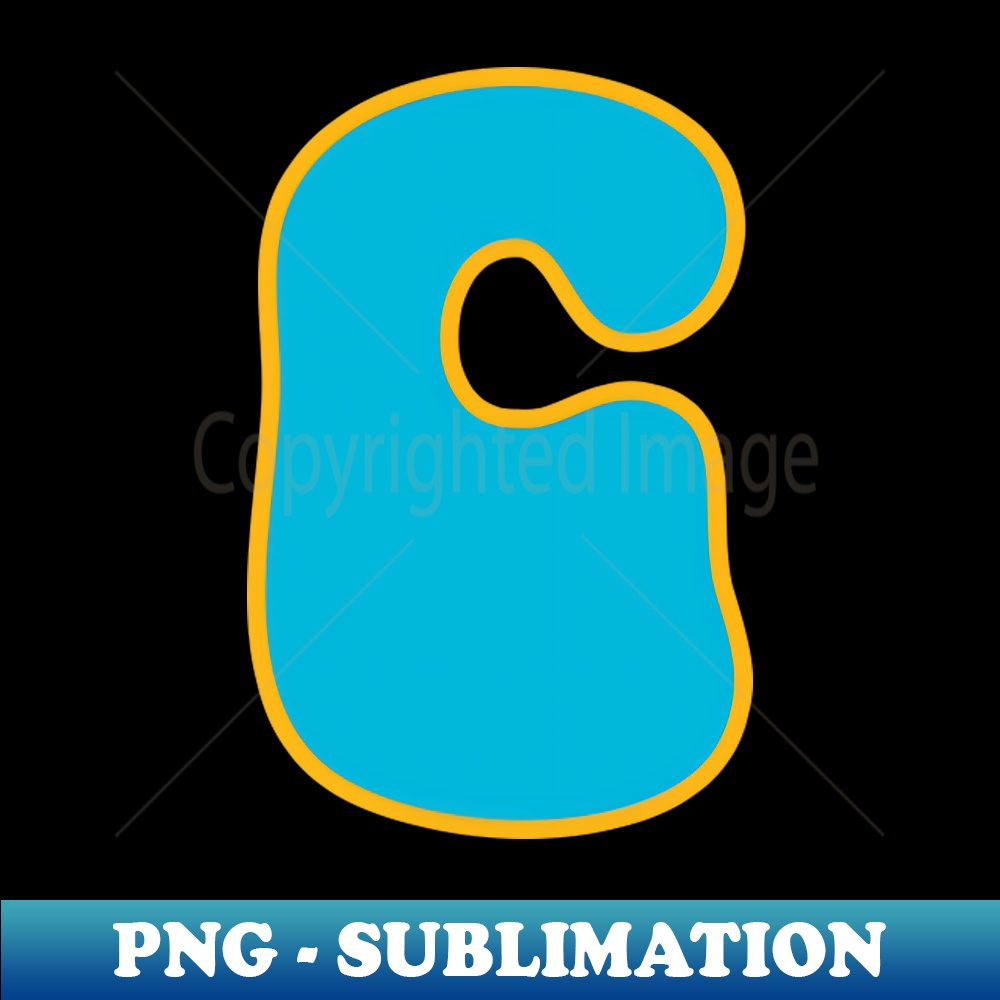 Letter C Soul Wave - High-Quality PNG Sublimation Download - - Inspire ...