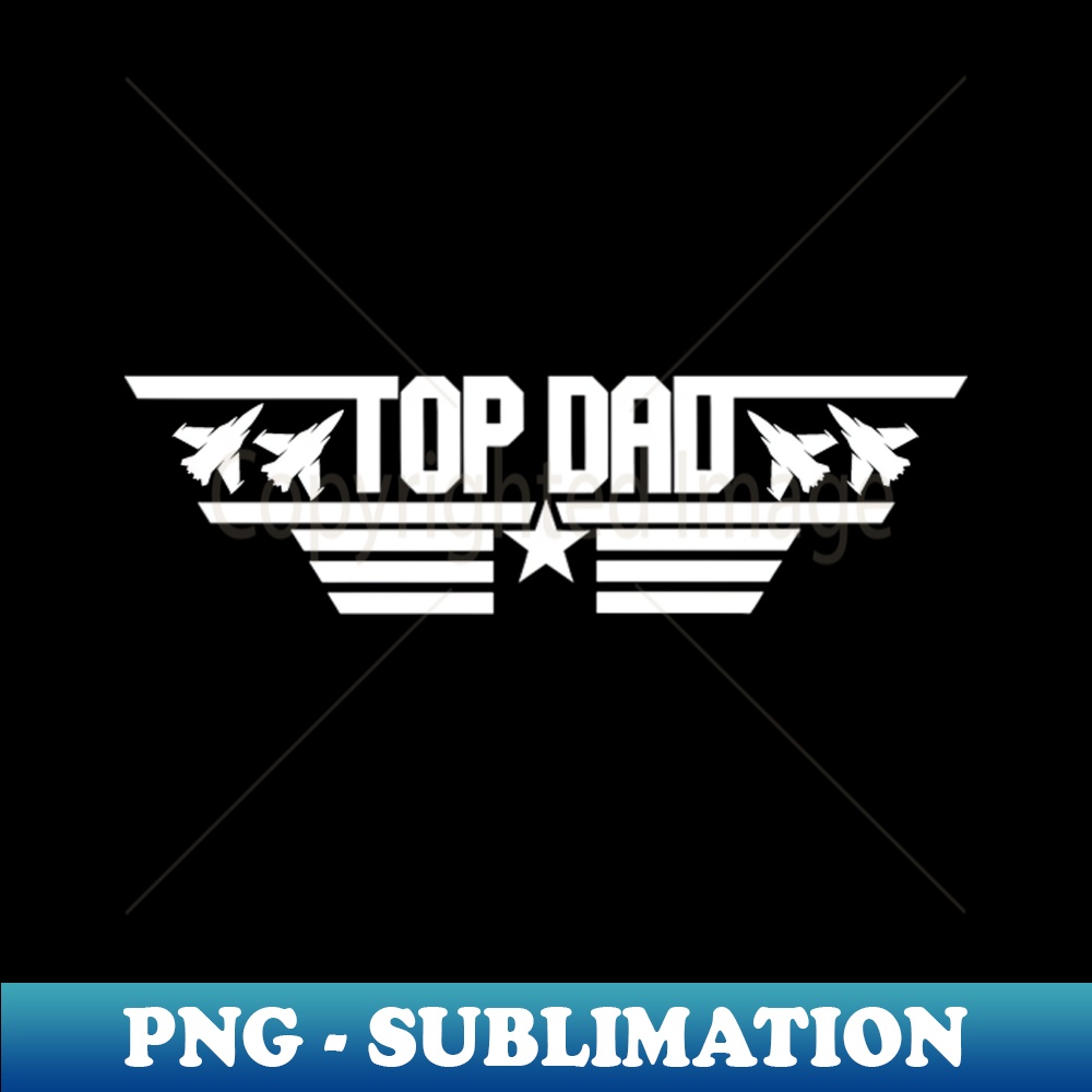 Top Dad Top Gun Logo - Professional Sublimation Digital Down | Inspire ...