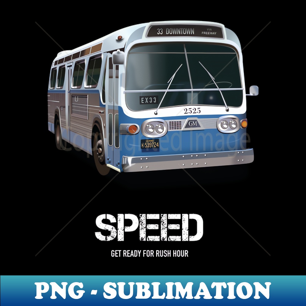 Speed - Alternative Movie Poster - Exclusive Sublimation Dig - Inspire ...