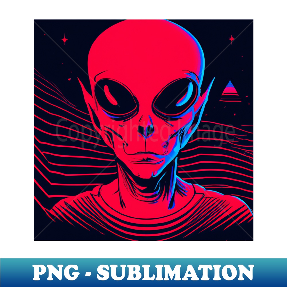 Red Alien - Instant Sublimation Digital Download - Create wi | Inspire ...