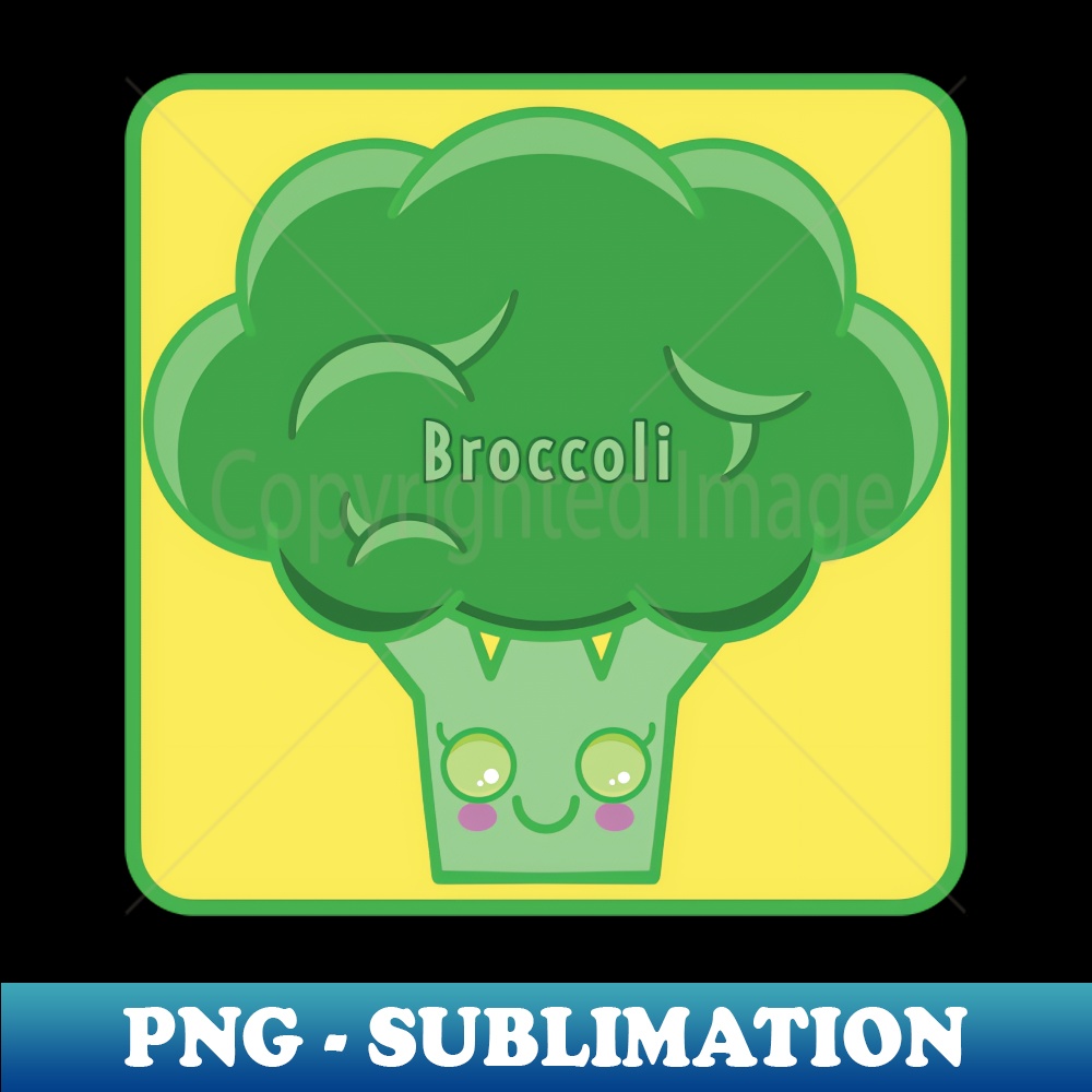 Happy Broccoli - Exclusive PNG Sublimation Download - Instan | Inspire ...