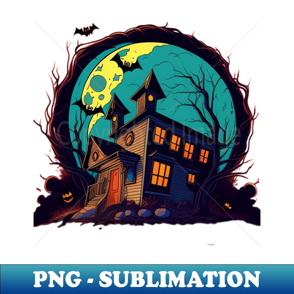Haunted Moon - PNG Transparent Digital Download File for Sub | Inspire ...