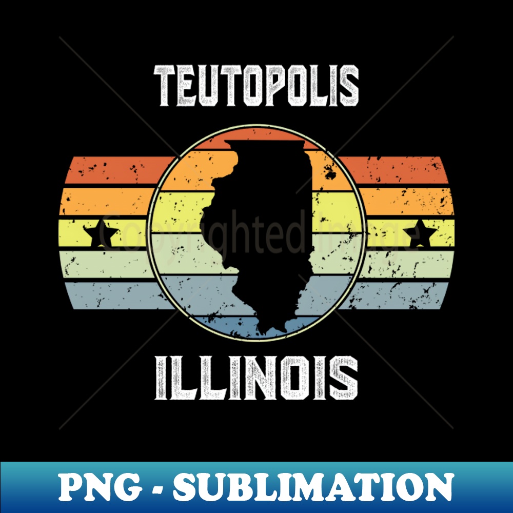 TEUTOPOLIS ILLINOIS Vintage Graphic t shirt - TEUTOPOLIS Coo | Inspire ...