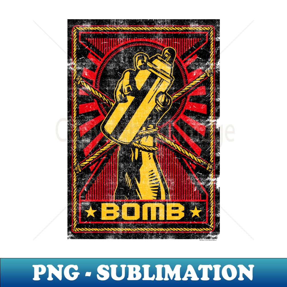 GRAFFITI BOMB-PAGANDA - Instant PNG Sublimation Download - U | Inspire ...