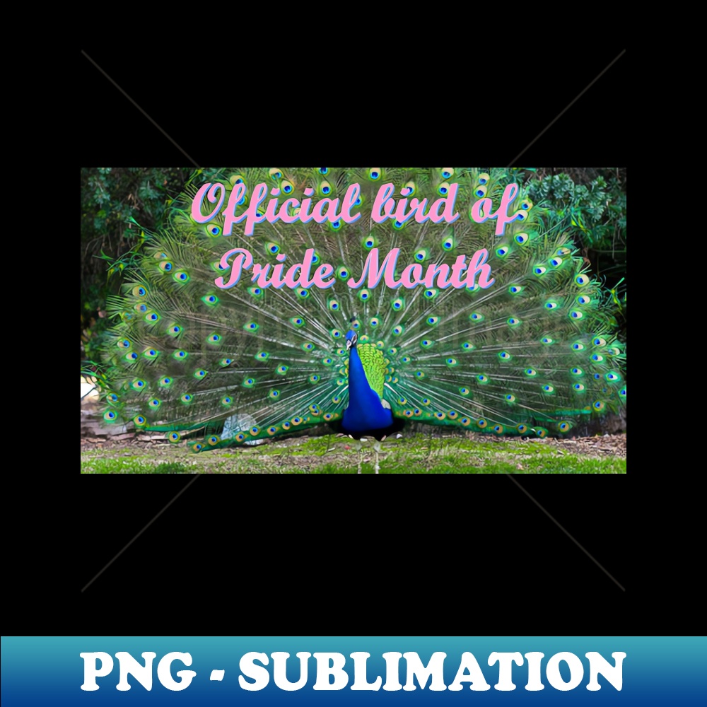 Gay Pride Month official bird peacock - Elegant Sublimation - Inspire ...