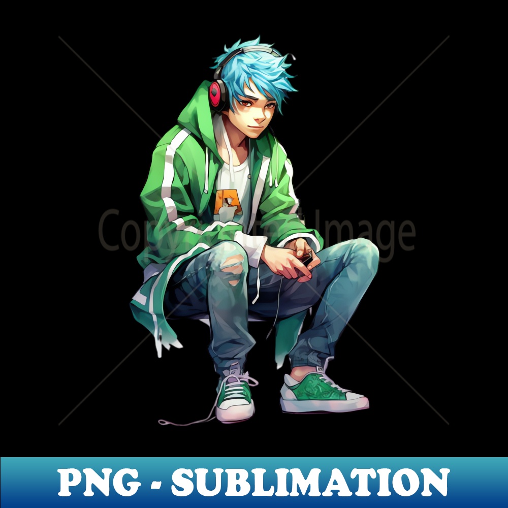 Cute Anime Boy Charms and Whimsy - Premium Sublimation Digit | Inspire ...