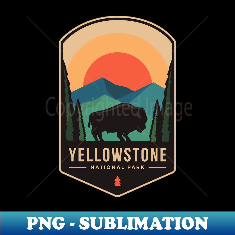 yellowstone national park - High-Resolution PNG Sublimation | Inspire ...