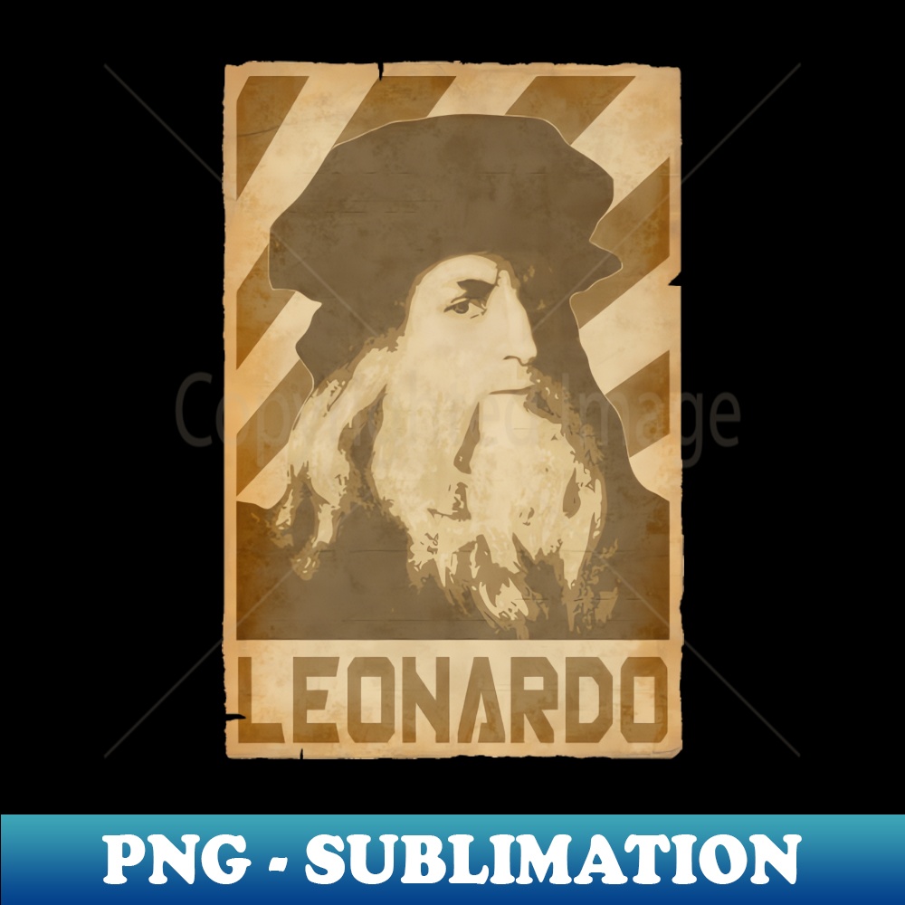 Leonardo Da Vinci Retro Propganda - Special Edition Sublimat | Inspire ...