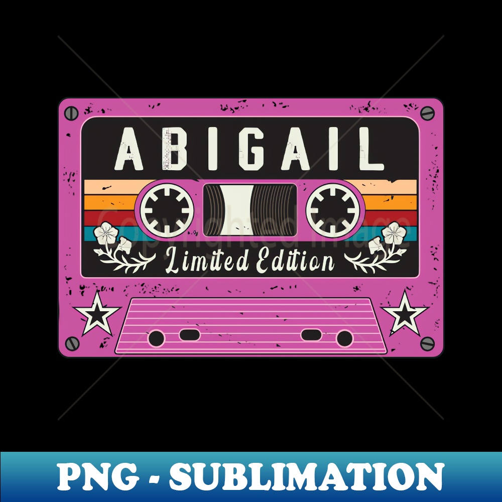 Retro Abigail name - Creative Sublimation PNG Download - Ins - Inspire ...