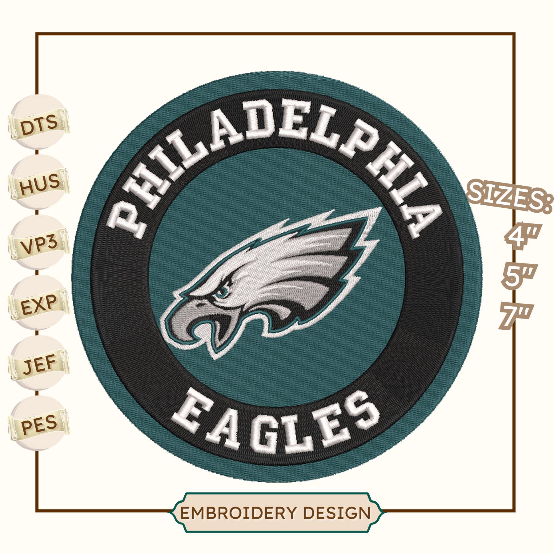 NFL Philadelphia Eagles Embroidery Design, NFL Football Logo - Inspire ...