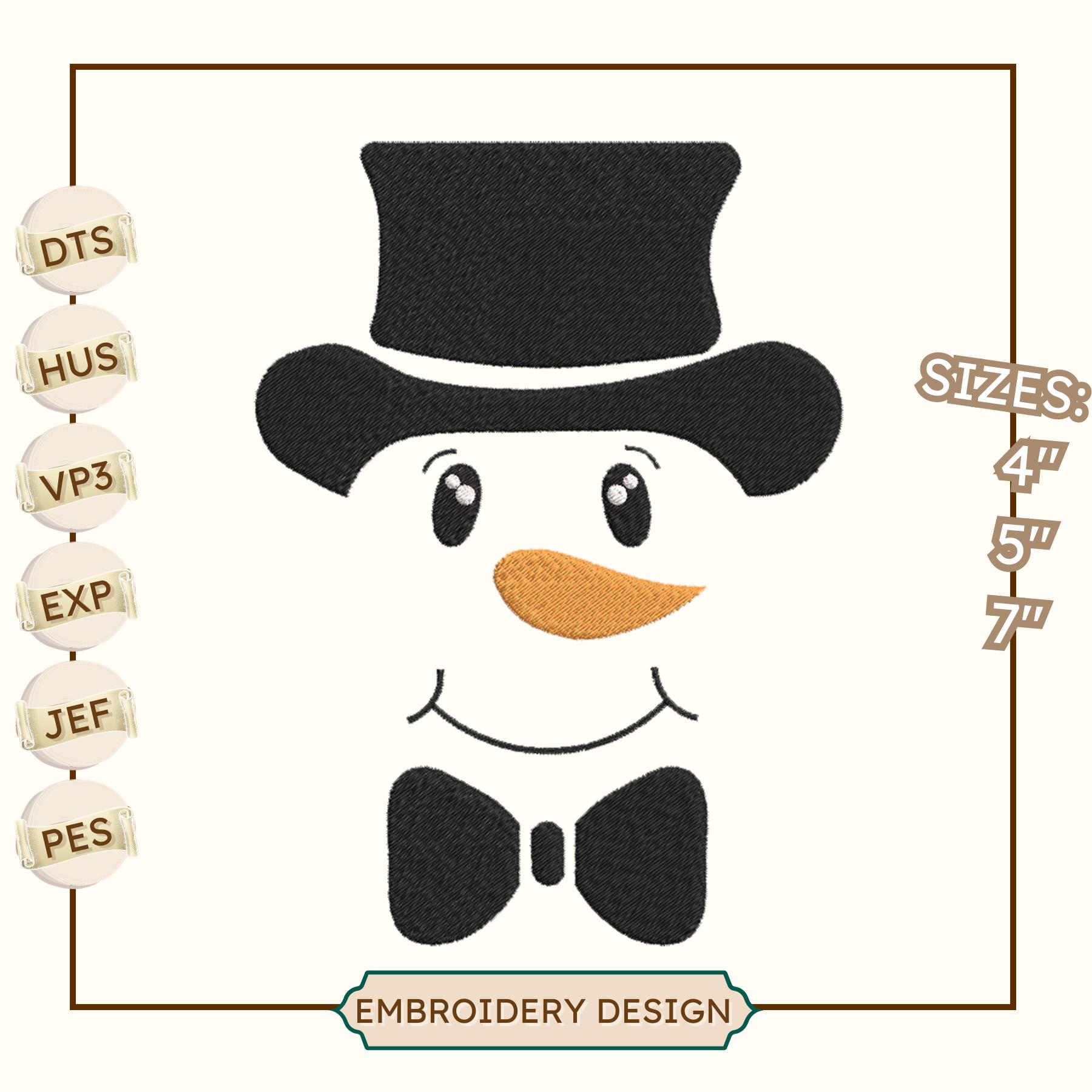 Snowman Custom Embroidery Designs, Christmas Embroidery Desi | Inspire ...