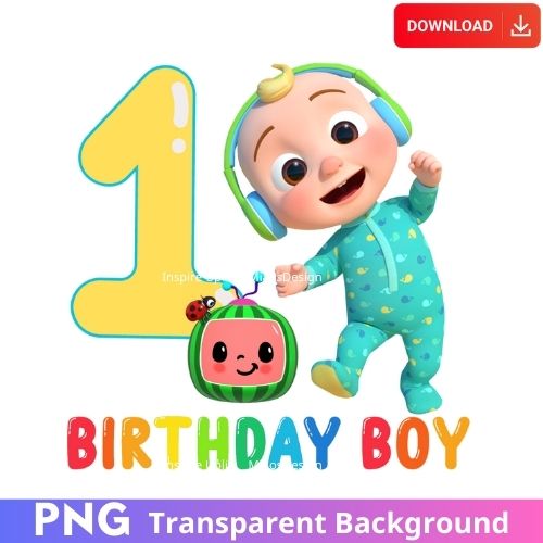 Cocomelon JJ 1st Birthday PNG Clipart | Inspire Uplift
