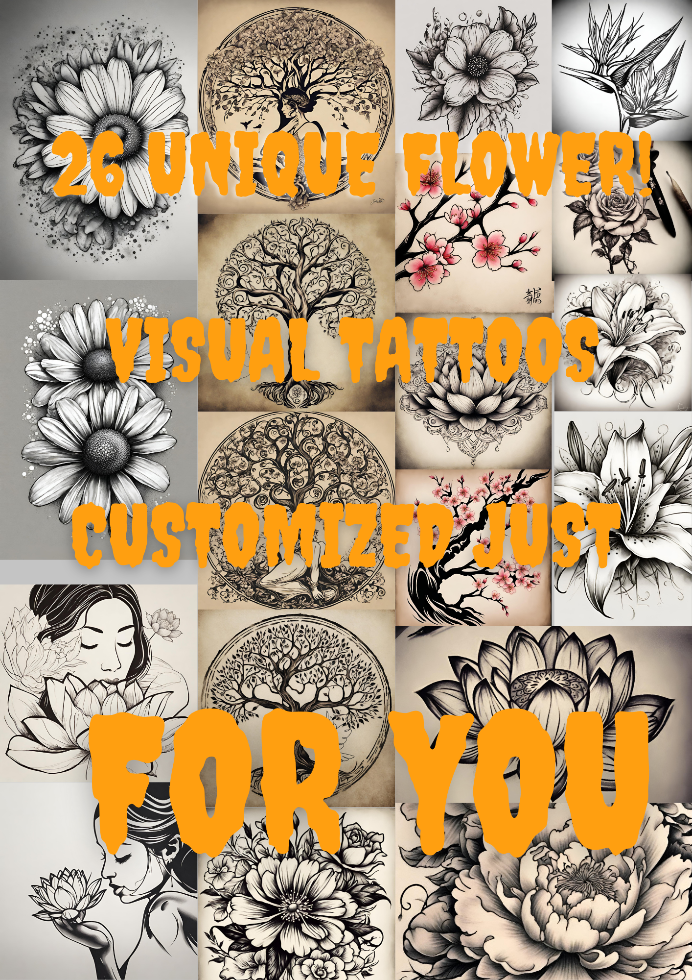 Tattoos, unique flower design tattoos | Inspire Uplift