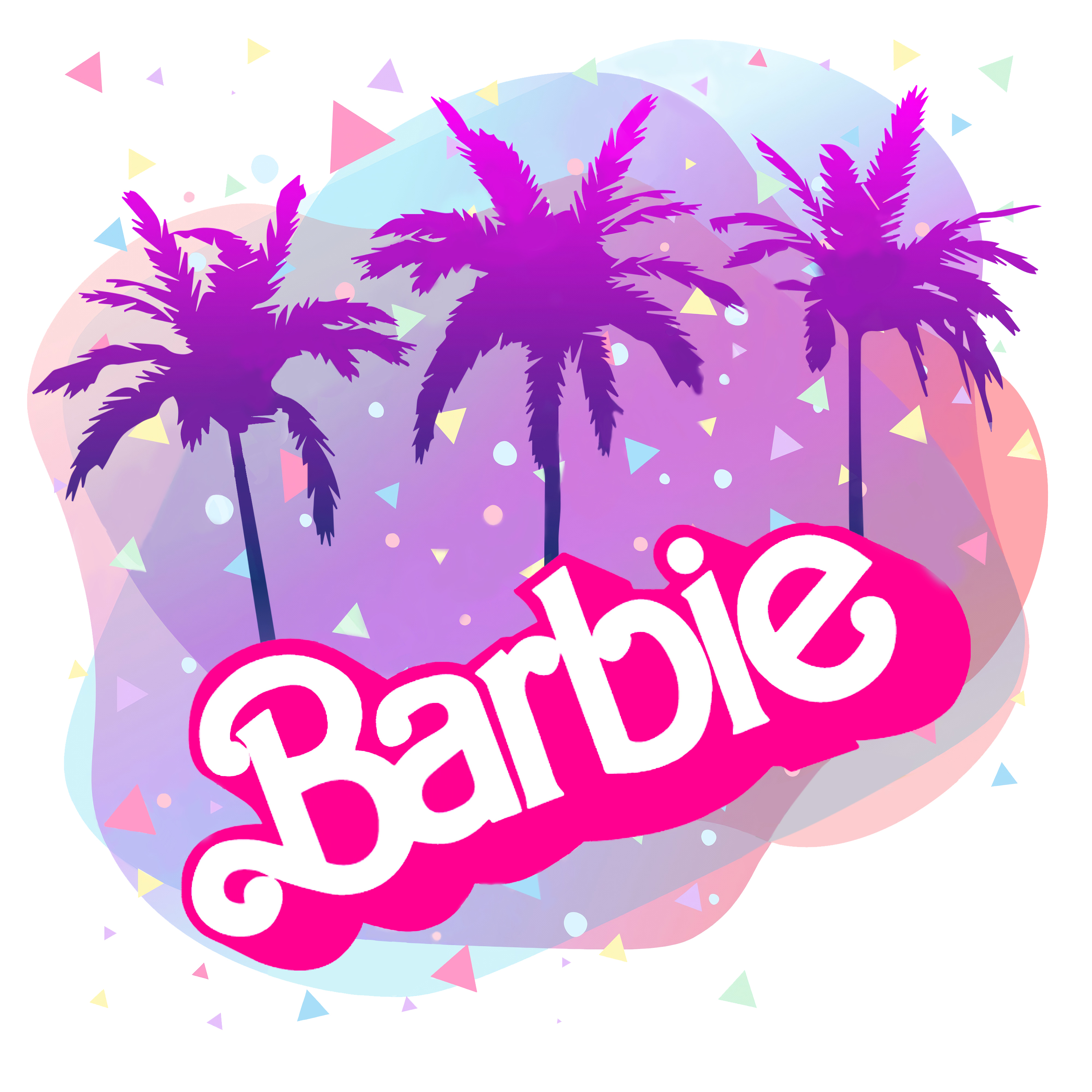 Malibu Barb Logo Pink Doll,beach,PNG,shirt print,seamless fi - Inspire ...