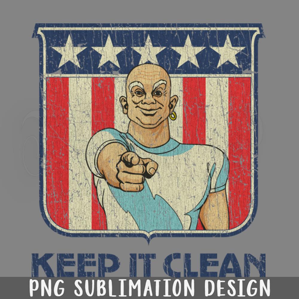 Keep it Clean America 1958 PNG Download | Inspire Uplift