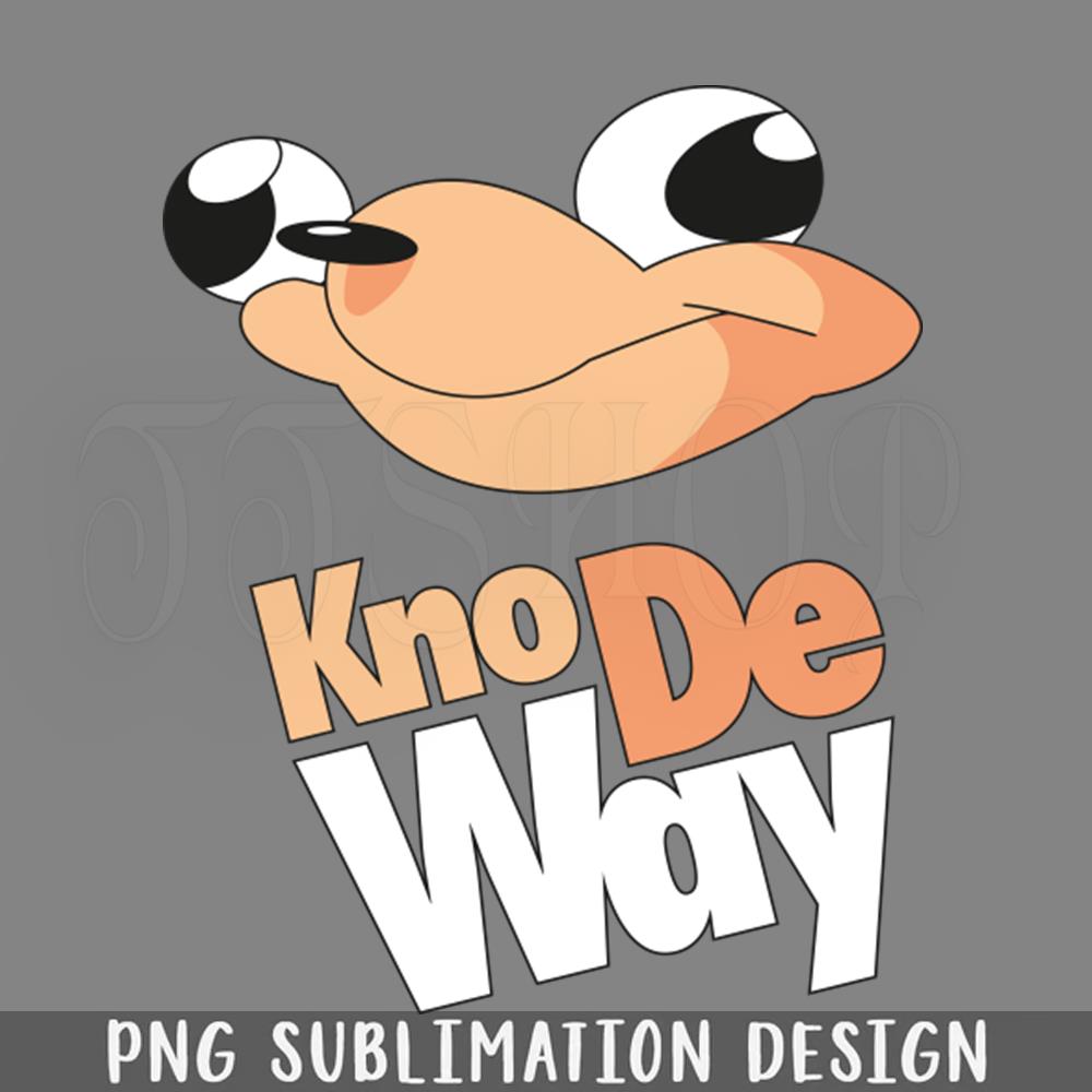 Kno De Way Ugandan Knuckles Meme Shirt PNG Download | Inspire Uplift