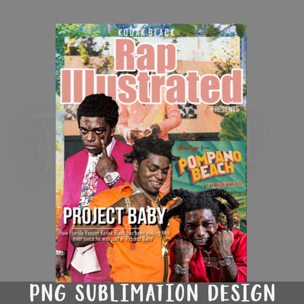 Kodak Black Rap Illustrated Design Hiphop PNG Download | Inspire Uplift