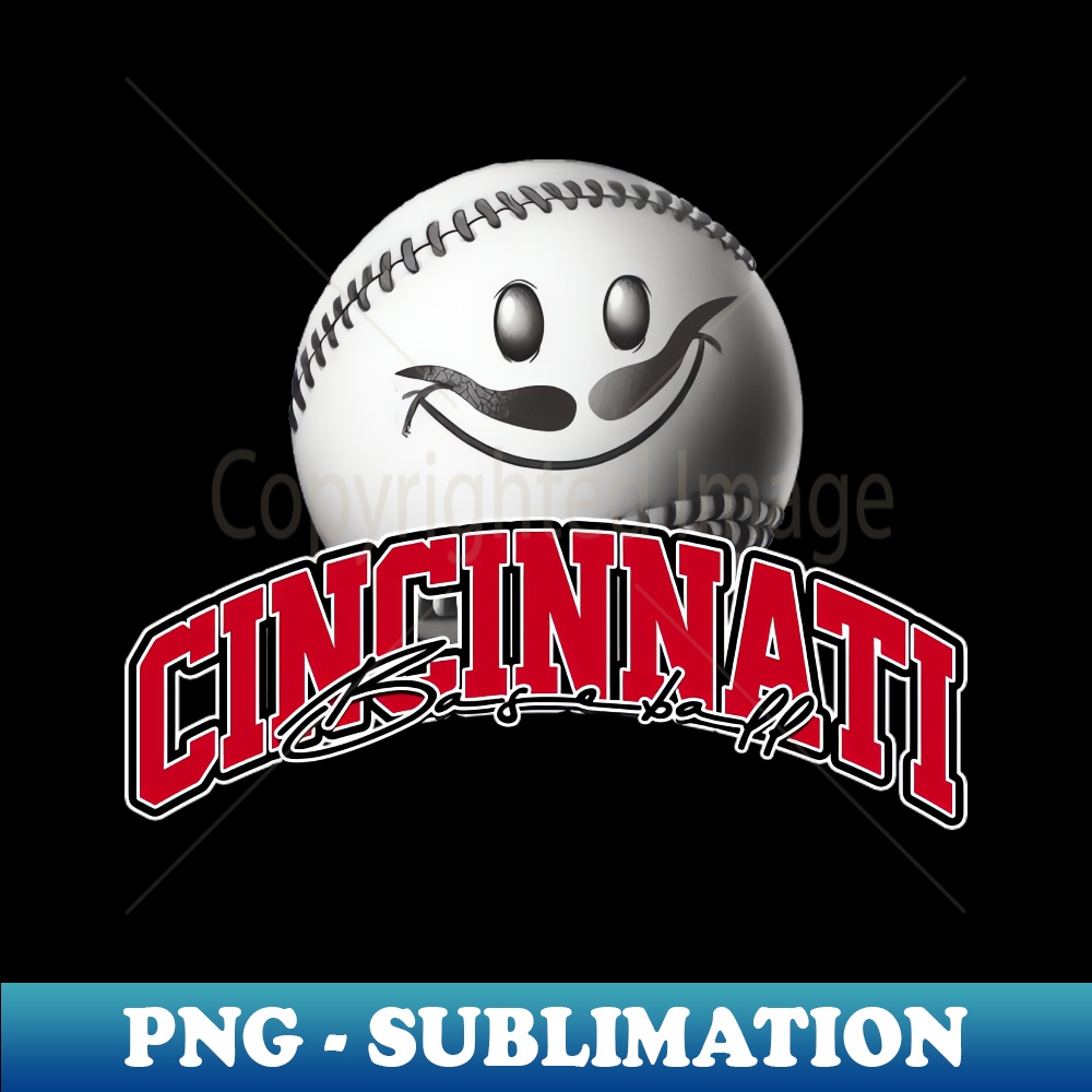 Cincinnati Baseball - Mascot - PNG Transparent Sublimation F - Inspire ...