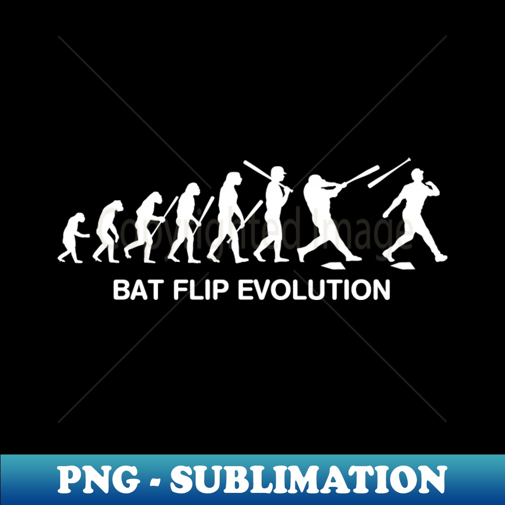 Funny Baseball Home Run Bat Flip Dinger Evolution Hitter - E | Inspire ...