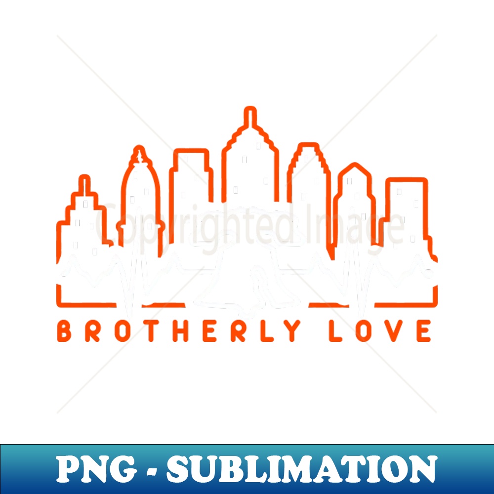 Philly Fan Orange White Philadelphia Brotherly Love Liberty | Inspire ...